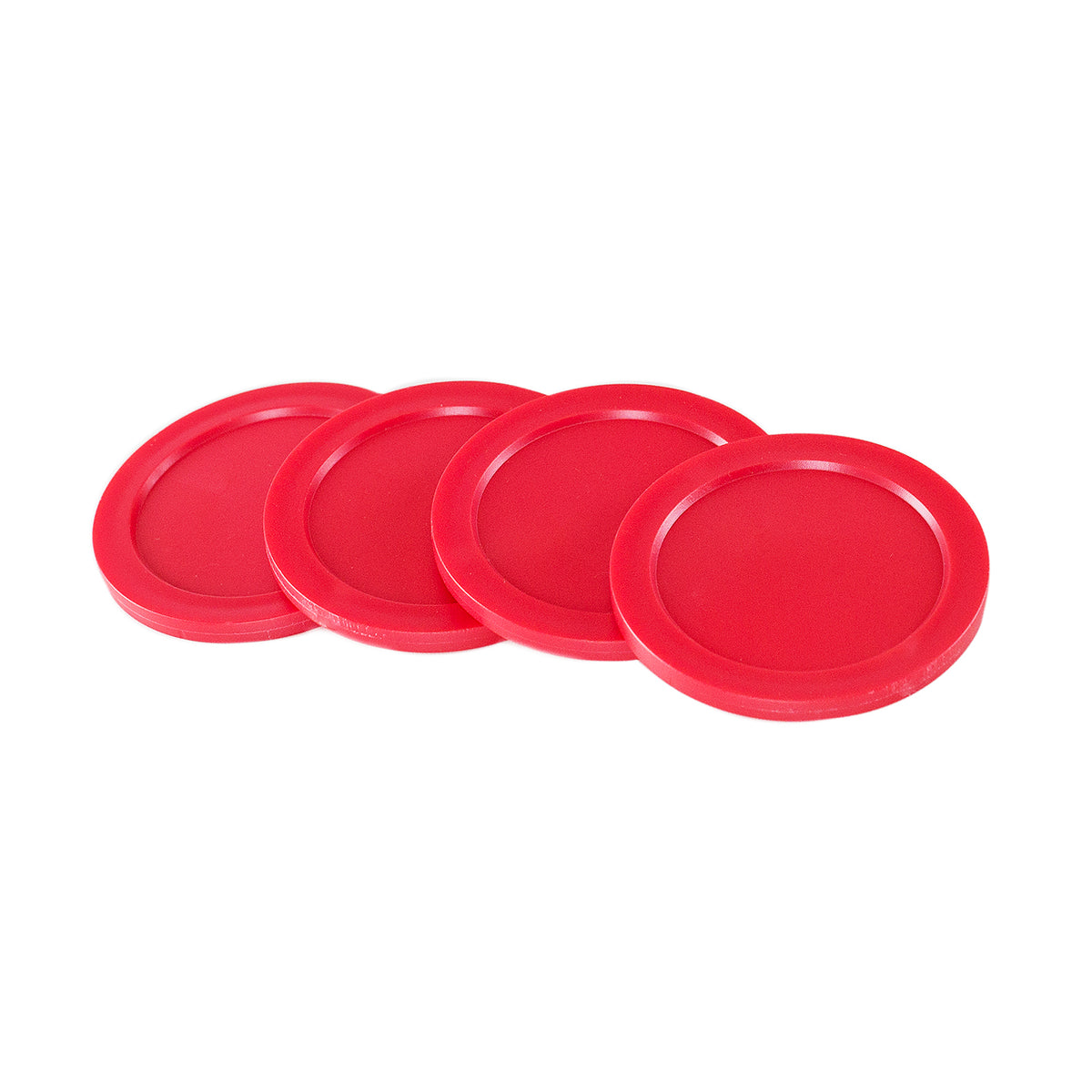 Light Weight Air Hockey Red Replacement Pucks & Slider (2 Striker, 4 P ...